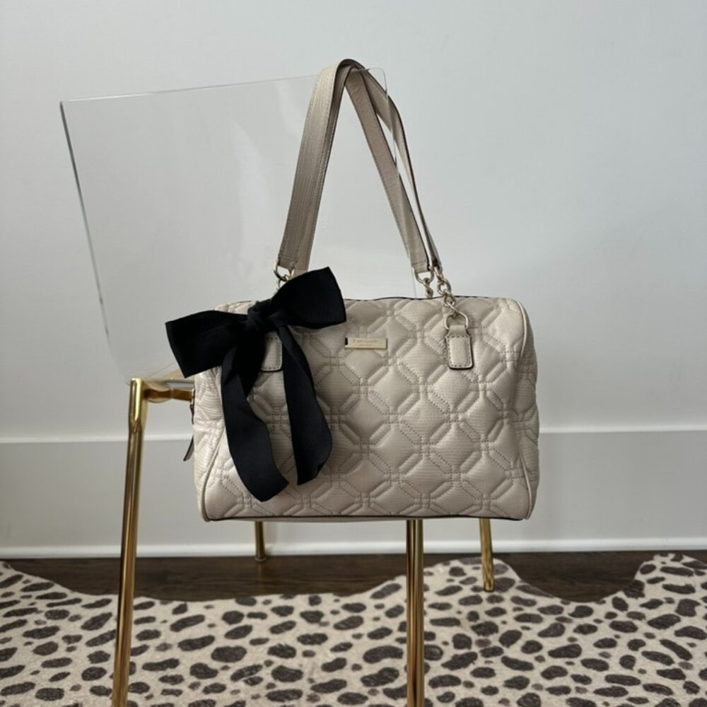 Kate Spade Quilted Ashbury Camden Bag In Ivory/Ecru W… - Gem